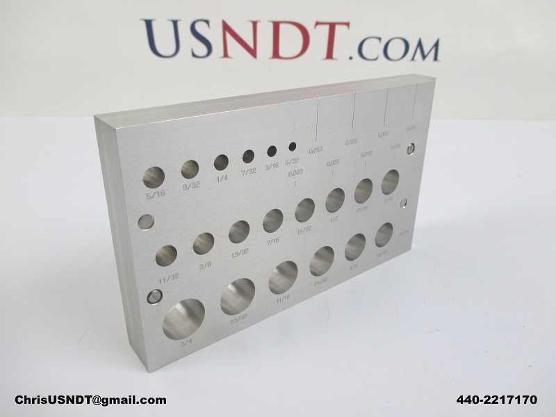 Olympus Staveley Navy Universal Eddy Current Standard Block - USNDT, Inc.