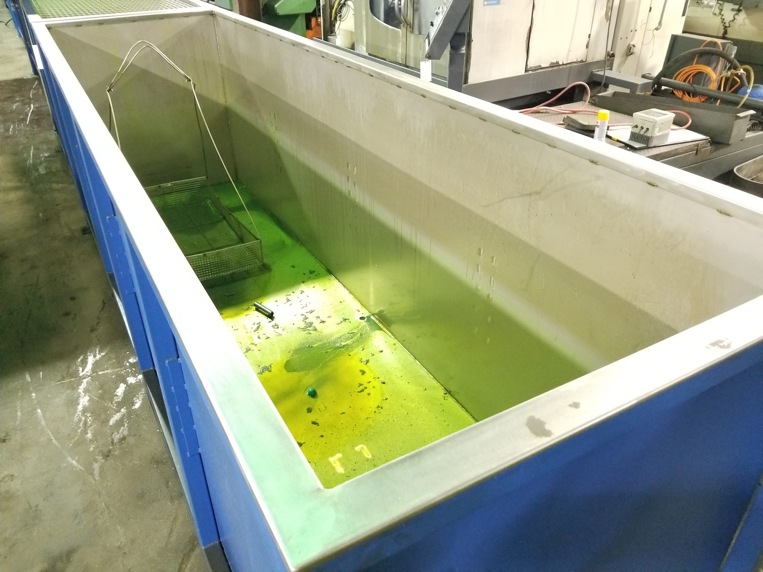 80’ ACCENT INDUSTRIAL FLOURESCENT PENETRANT INSPECTION LINE - USNDT, Inc.