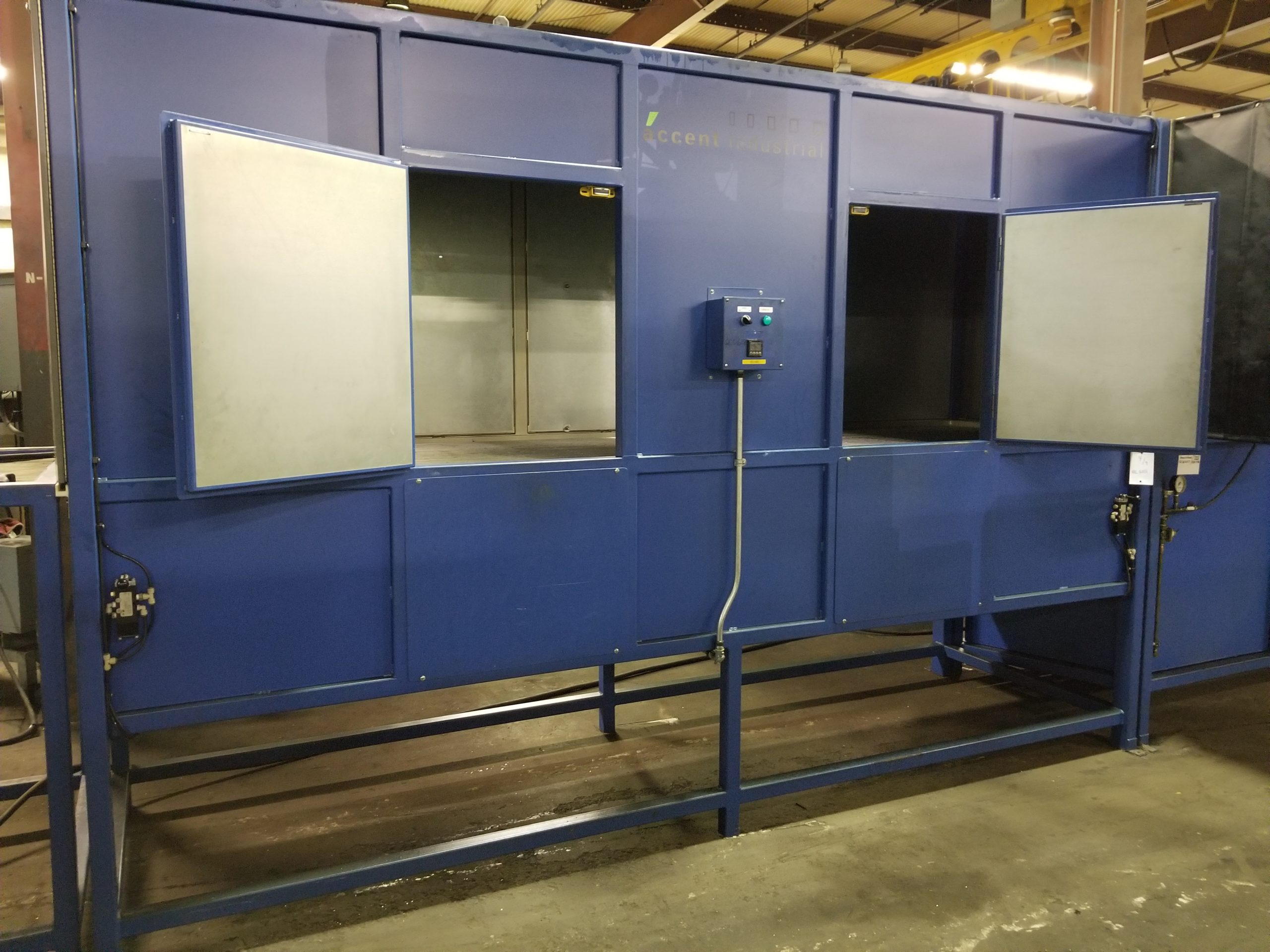 80’ ACCENT INDUSTRIAL FLOURESCENT PENETRANT INSPECTION LINE - USNDT, Inc.