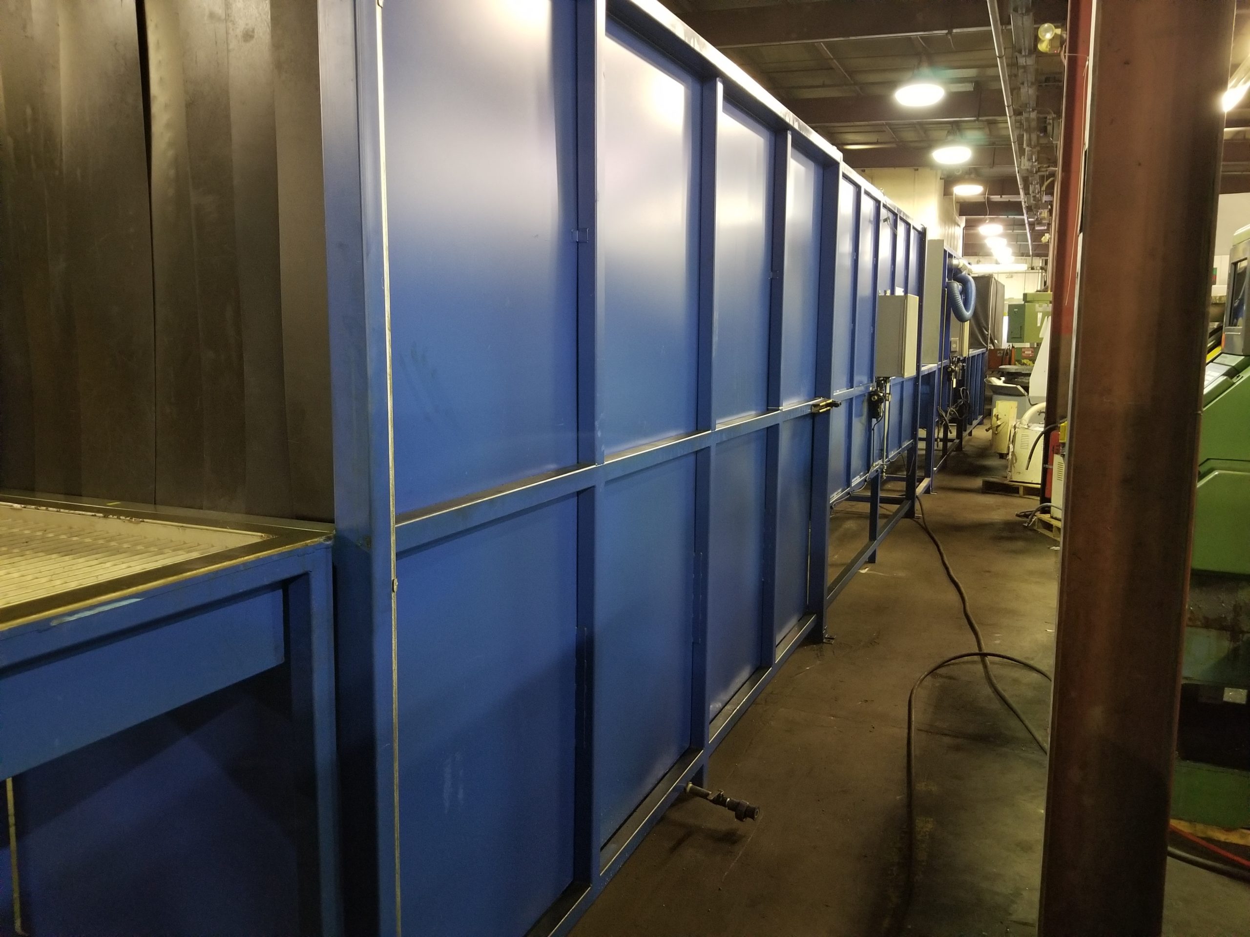 80’ ACCENT INDUSTRIAL FLOURESCENT PENETRANT INSPECTION LINE - USNDT, Inc.